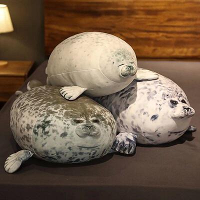 Fat Plush Foca Gorda Seal Toy Stuffed Animal Foca Guatona Pe