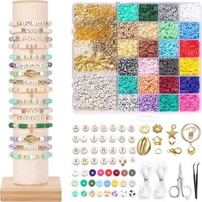 Soft pottery clay beads for Diy Jewelry Making Bracelets