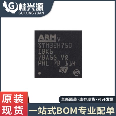 全新STM32H750IBK6 UFBGA-201 ARM Cortex-M7 32位微控制器-MCU