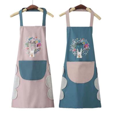 women chef kitchen apron dress cooking waterproof 围裙