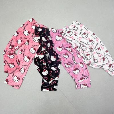 Cute Sanrio Cartoon Pajamas Anime Hello Kitty Pants Multicol