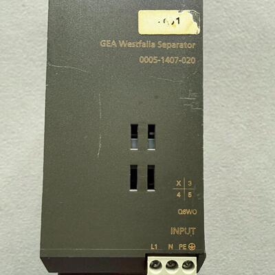 0005-1407-020 分离器 GEA Westfalia 工业工控配件议价维修
