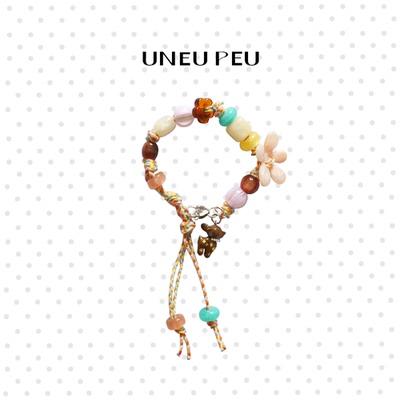 UNEUPEU小花小鹿挂件手链