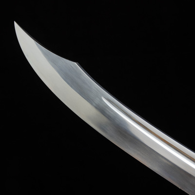 龙泉市刀剑高锰钢手工锻打牛尾雁翎刀锦衣卫清刀双手刀收藏未开刃