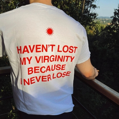 BECAUSEINEVERLOSE短袖T恤