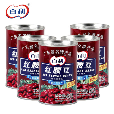 百利红腰豆432g*5瓶大红豆芸豆