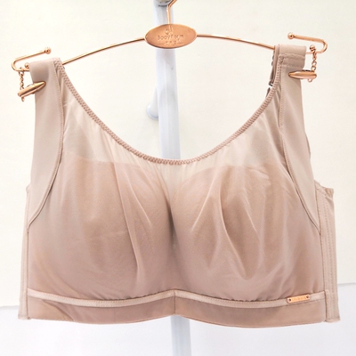 体态美U+BRA懒人罩罩B019-1抹胸软钢圈光面上托大胸薄款文胸DD罩