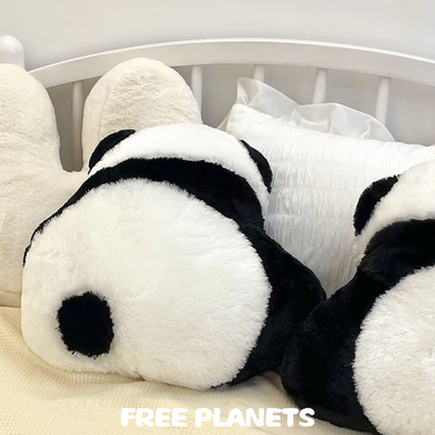 熊猫抱枕毛绒玩偶公仔背影客厅沙发靠背枕头床上陪睡坐垫玩具礼物