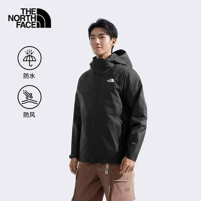 北面冲锋衣男防水保暖防风外套