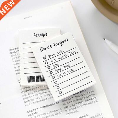 50Sheets/set Simple Lines To Do List Memo Notes School Offic