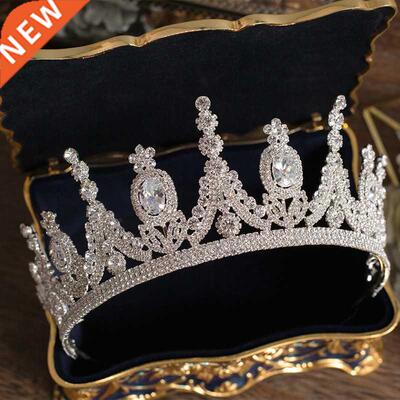 Luxury Tiaras And Crowns CZ Zirconia Princess Pageant Engage