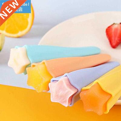 1pc Solid Color Silicone Ice Pop Mold Ice Cream Making Mold