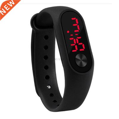 14Color Men Women Casual Sports Bracelet Watches White LED E