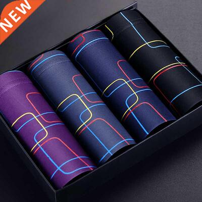 Mens Boxer Shorts Modal Underwear Se Striped Underpants Br