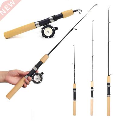 60 80 100CM Mini Telescopic Ice Fishing Rod Portable Carbon