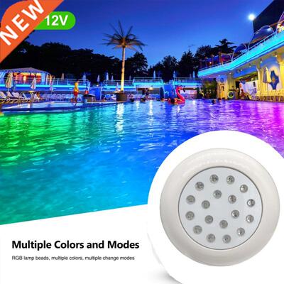 NEW 12W 81 LED Underwater Swmmng Pool Lghts RGB