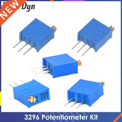 10PCS 3296 potentiometer Kit High Precision 3296W Variable R