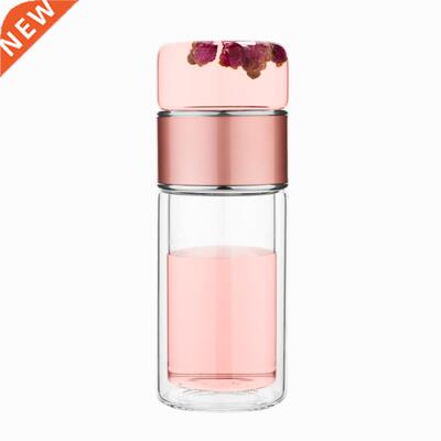 300ML Drinkware Glass Bottle Double Wall Glass Water