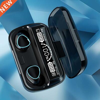 Wireless Earphones Bluetooth-compatible Headphone 9D TWS Ste