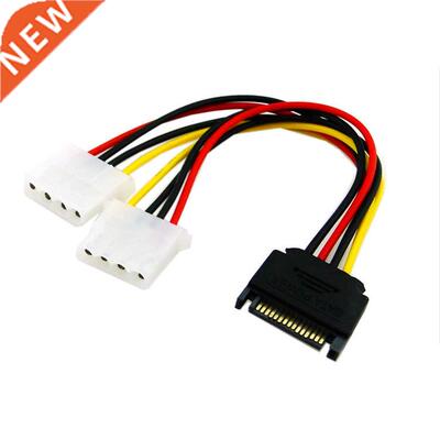SATA Revolution 2-port Ide Power Cord Sata15p Male 1 / 2 To