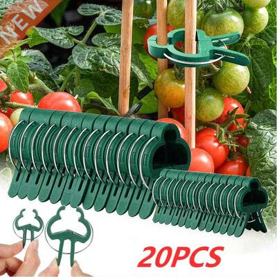 20pcs Plant Support Clips Garden Grafting Clamp Stand