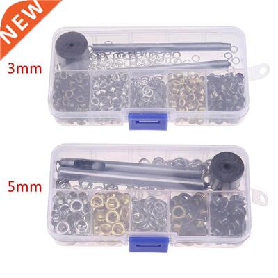 3mm/5mm Metal Eyelets Tools Punch Set Hole Eyelets Installat