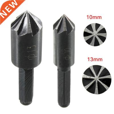 Seven Flute Chamfer Reamer Bit Combined Center Drills Counte