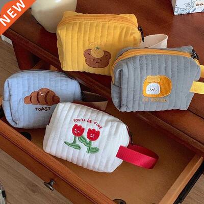 Korean Tulip Quilted Women Bag Cute Big Makeup Storage Bag