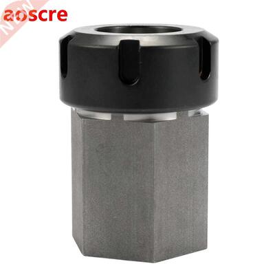 Collet Block Power Tool Accessories Hard Steel Hex CNC Engra