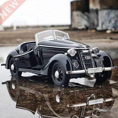 1:2 AUDI WANDERER W25K Classic Alloy Open Car Model Diecast