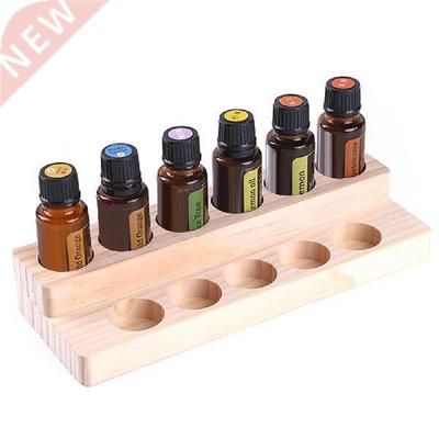 Essential Oil Display Stands Wood Cosmetic Organizer