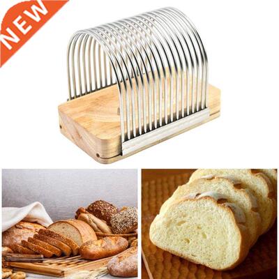 Kitchen Bread Slicer with Crumb Tray Bread Cutters Bread Acc