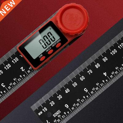 200mm Digital Angle Ruler Scale Electronic Goniometer Protra