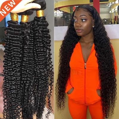 32 34 36 38Inches Brazilian Hair Deep Curly Hair Bundles Hoh
