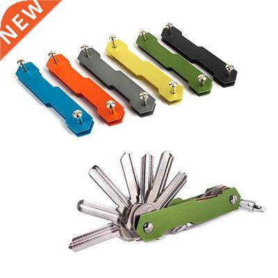 Portable Keychain Flexible Key Holder Clip Aluminum Key Hold