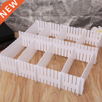 8pcs Adjustable Clapboard Drawer Divider Partition Storage O