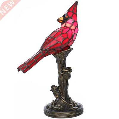 Multifunctional Crystal Table Lamp Statue Stained Bird