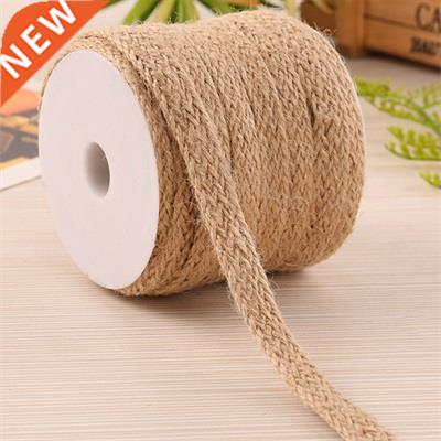5M Hessian Jute Twine Cord Natural Burlap Linen Gift