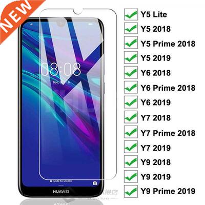 9H Tempered Glass Huawei Y7 Y6 Y5 Prime 2018 2019 Y5 Lite P