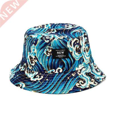Summer Foldable Bucket Hat Women Outdoor Sunscreen Cotton