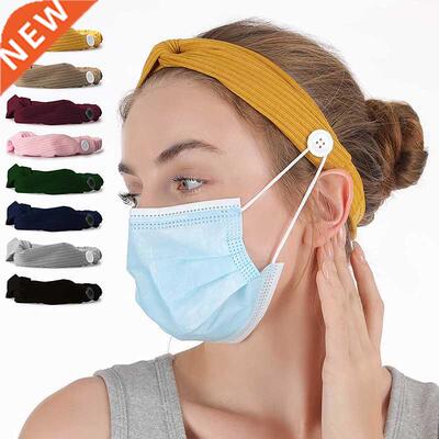 Headband Button Mask Holder Nurse Hospital Face With Elastic