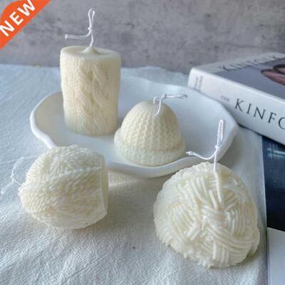 3D Irregular Woolen Ball Scented Candle Silicone Mold