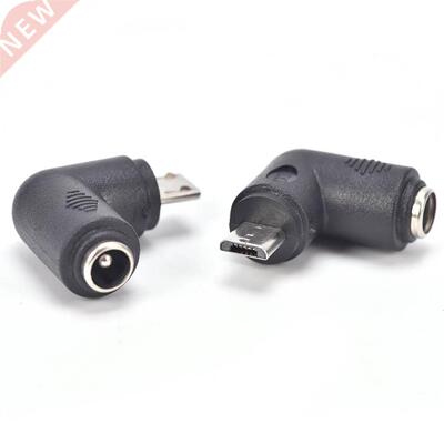 2PCS Direct DC 5.5 x 2.1mm Female To Micro USB 5 Pin Male R