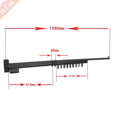 Foldable Wall Hanging Clothes Drying Rack 60 Degree Rotatio