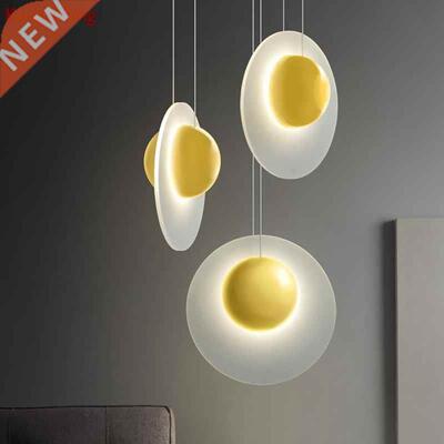 Minimalist Designer Restaurant Poached Egg Led Chandelier Cr