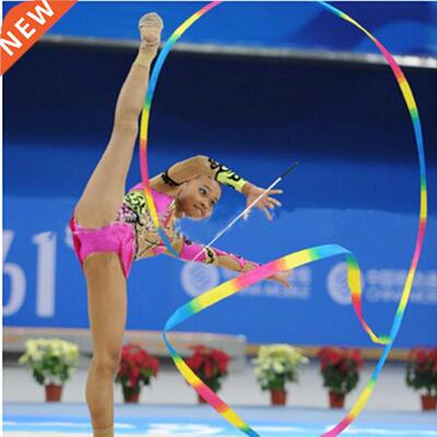 2M/4M Colorful Dance Ribbon Gym Ribbons Dance Ribbon Gym Rhy