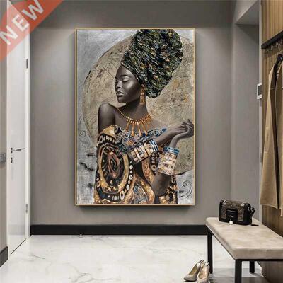 African Black Woman Graffiti Art Posters And Prints Abstract