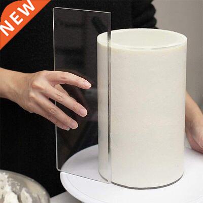 Transparent Acrylic Cake Scraper Set Decorating Cake