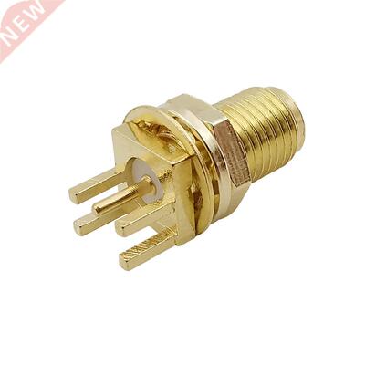 1.6mm SMA Female Jack Adapter 4 Pins Solder Nut Edge PCB Cli