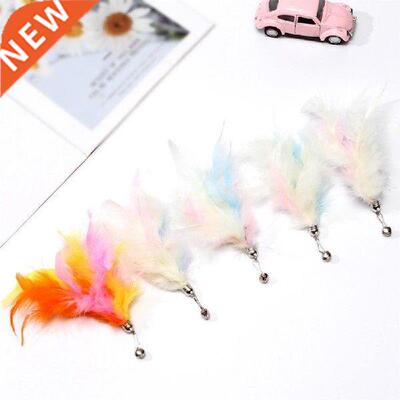 5PCS Cat Teaser Wand Refill Funny Kitten Cats Teaser Stick